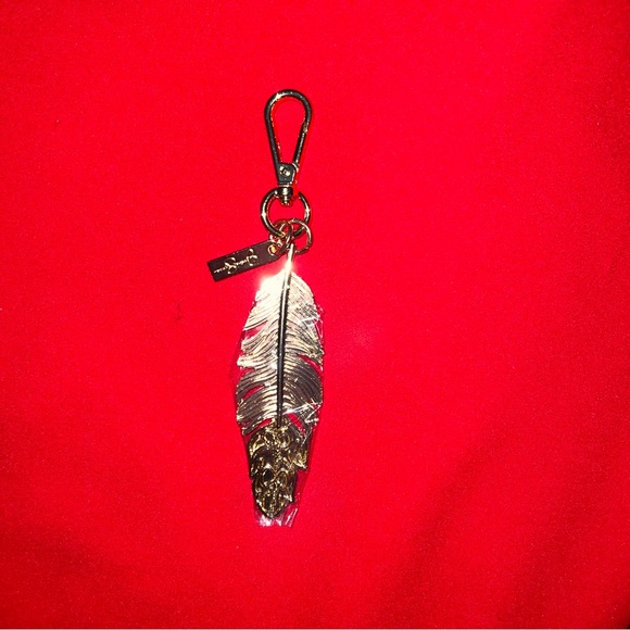 Accessories | Feather Keychain Detailed Gold Tone New | Poshmark